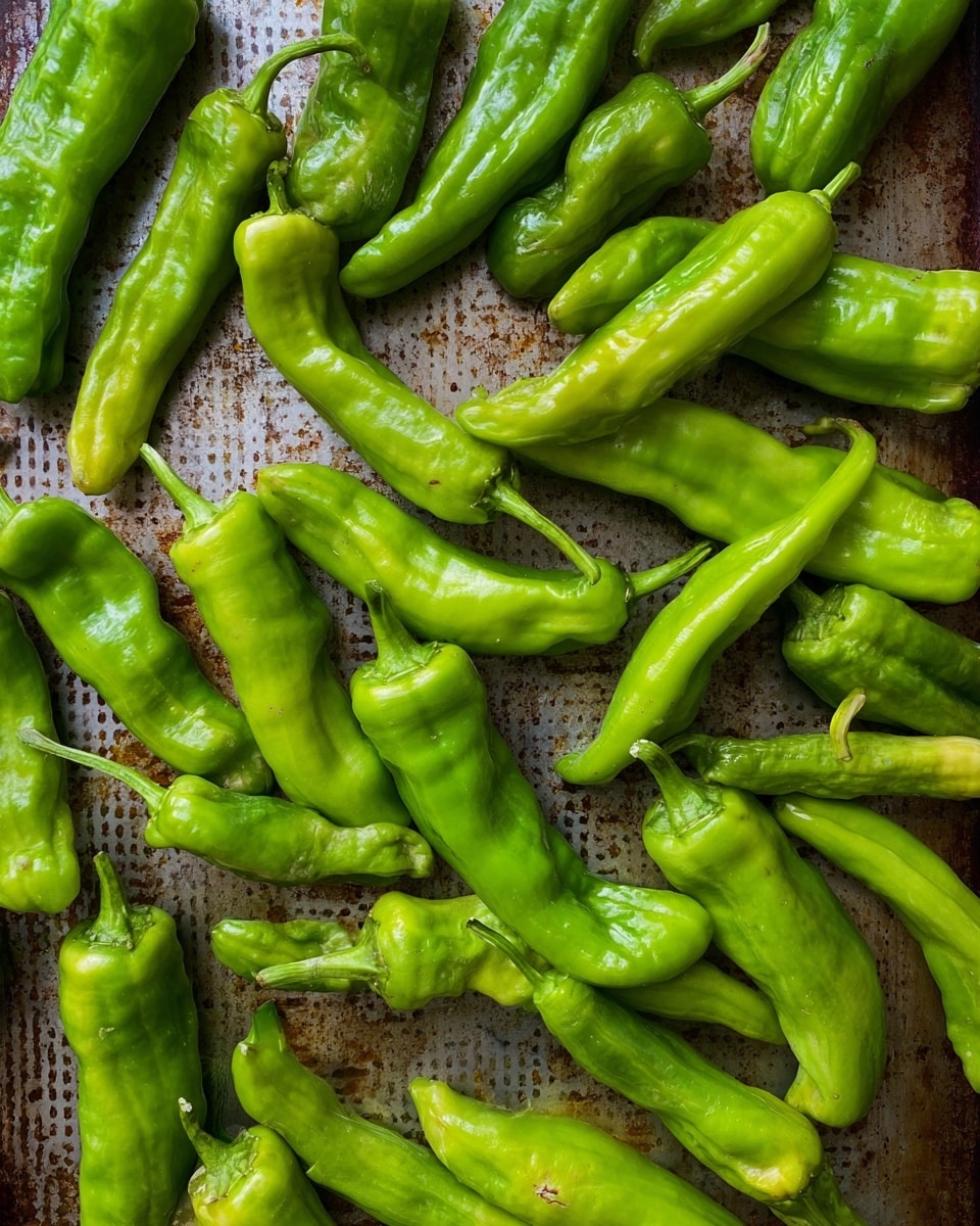 Grilled Shishito Peppers with Lemon, Cotija & Flaked Salt